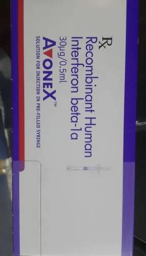 Avonex Interferon Beta 1 Alpha Injection 30 Mcg 0 5 Ml At ₹ 8500 Piece In New Delhi