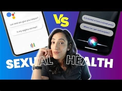 Google Vs Siri Who S Got The Best Sexual Health References
