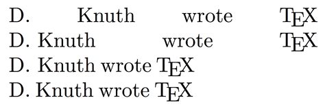 Spacing What S The Difference Between And Mbox TeX LaTeX Stack Exchange