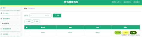 图书管理系统 基于springboot vue的图书管理系统设计与实现 源码 数据库 文档 基于springboot和vue的校园图书管理