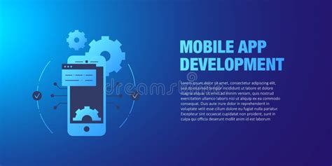 Mobile App Development Concept Mobile Interface Design App Technology