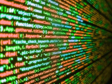Web Site Codes On Computer Monitor It Coding On Monitor Screen Code