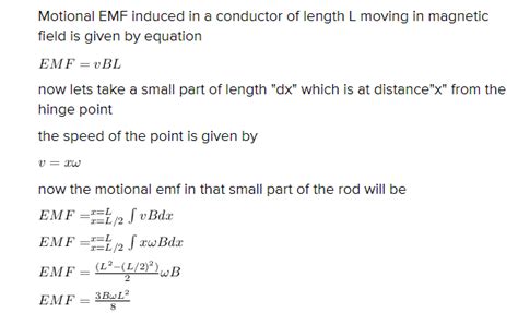 ebp 11 a copper rod ab of length 1 pivoted one end a rotates