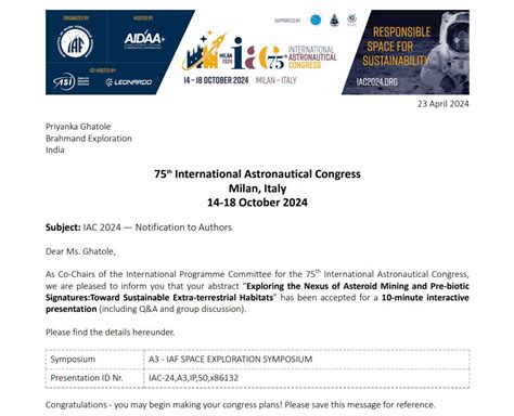 Rashmi Trivedi On Linkedin Were Thrilled To Showcase Our Research Findings At Iac2024 Sparking