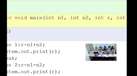 Menu Driven Program In Java 13 05 2023 Youtube