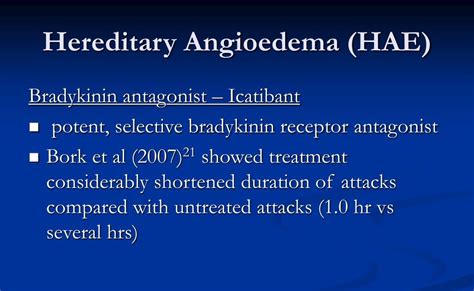 Hereditary Angioedema