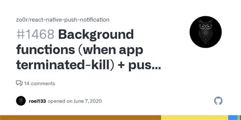 background functions when app terminated kill push notifications