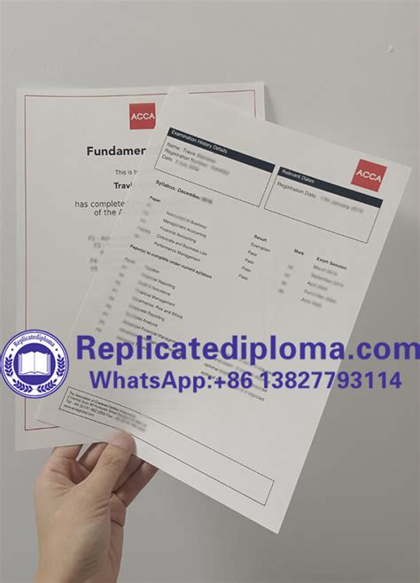 How Can I Buy High Quality Acca Transcript