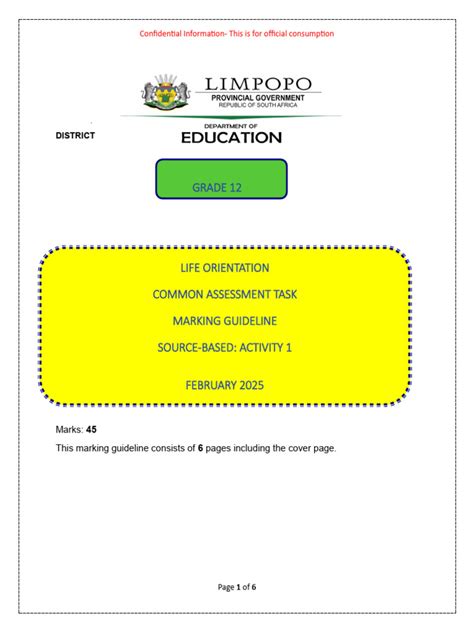 Life Orientation Grade 12 Task 1 Activity 1 Mg Pdf Stress Biology Feeling
