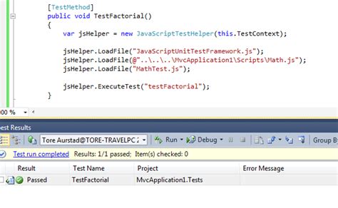 Coding Grounds Unit Testing Of Javascript In Mvc 3 Application