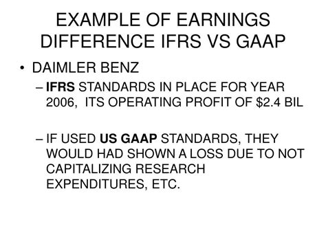 PPT IFRS Vs US GAAP PowerPoint Presentation ID