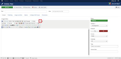 Use Remove Formatting Tool In Jce Editor To Strip Formatting