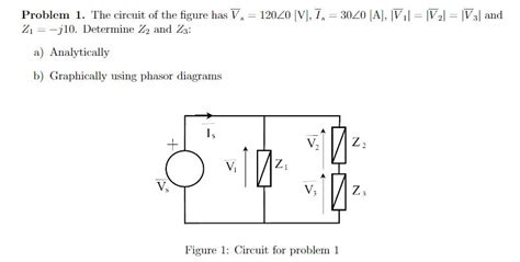 Solved Problem The Circuit Of The Figure Has V Chegg