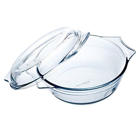 International Cookware Arcuisine Borosilicate Glass Round Casserole W