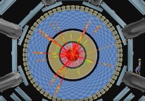 A Particle Collision Occurring In The Detector The Woman Is Shown To Download Scientific
