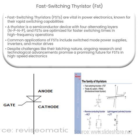 Fast Switching Thyristor Fst How It Works Application And Advantages