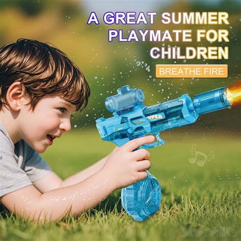 어린이 고압 전기 물총 장난감 여름 야외 해변 수영장 정원 싸움 게임 어린이 자동 버스트 Watergun 선물 Aliexpress 26