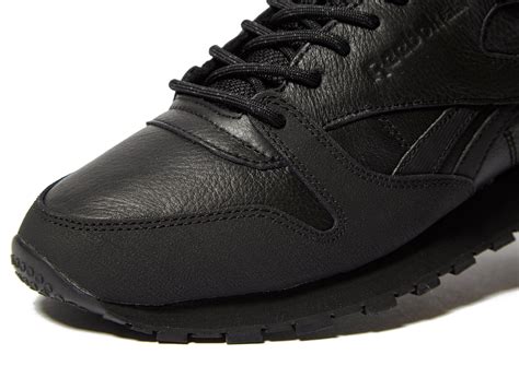 Reebok Classic Leather Mid in Black/Red (Black) for Men - Lyst