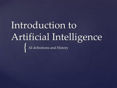 Introduction To Artificial Intelligence