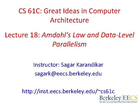 Cs 61 C Great Ideas In Computer Architecture