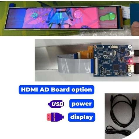 7 1 Inch IPS TFT Bar LCD MIPI 40 Pin 280x1424