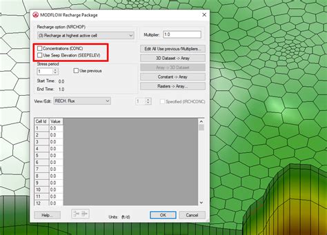 New Recharge Options For Modflow Usg Transport Aquaveo And Water Resources Engineering News