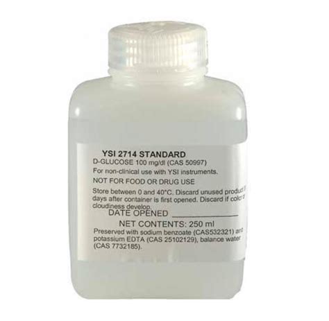Ysi 2714 Glucose Linearity Standard 100 Mg Dl Refractometer Shop