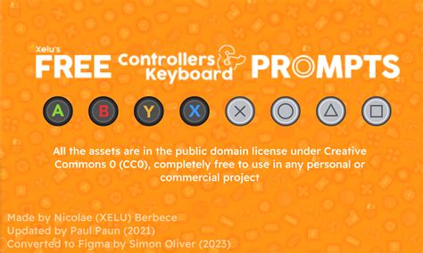 xelu s free controller and key prompts figma