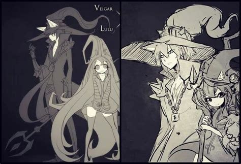Anime Veigar And Lulu Рисунки Лига легенд Лига