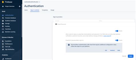 firebase authentication and email verification in android mindbowser