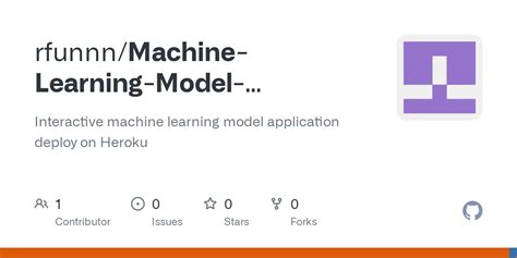 github rfunnn machine learning model application using flask