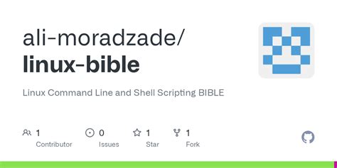 Github Ali Moradzadelinux Bible Linux Command Line And Shell Scripting Bible