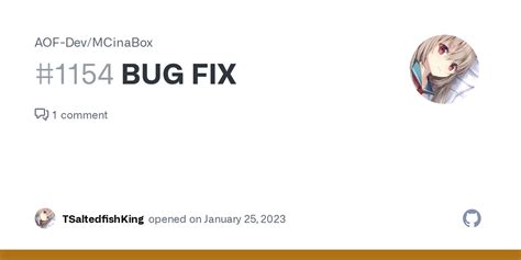 Bug Fix · Issue 1154 · Aof Devmcinabox · Github
