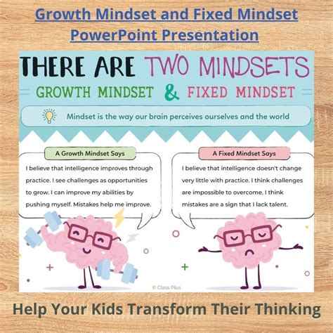 Growth Mindset Vs Fixed Mindset PowerPoint Google Slides And PDF Resource Di 2024