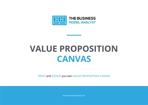 Value Proposition Canvas Template