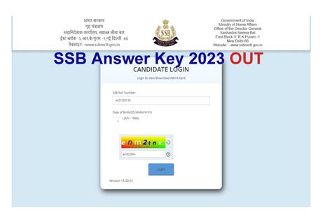 Ssb Answer Key 2023 Cbt Exam For Tradesman Hc Asi Si Ac Written Test