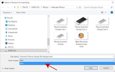 Export SVG To PNG In Inkscape Davies Media Design