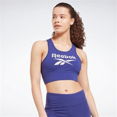 Reebok Apparel Women Reebok Identity Sports Bra Bolprp Reebok Canada