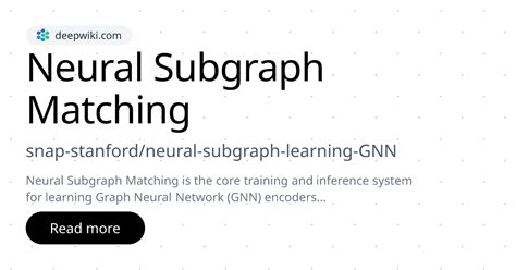 Neural Subgraph Matching Snap Stanfordneural Subgraph Learning Gnn
