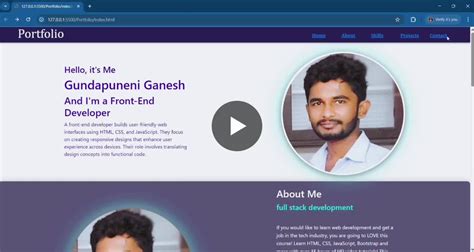 #portfolio #frontenddevelopment #html #css #javascript #webdevelopment ...