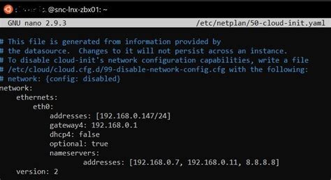 netplan configuração de rede