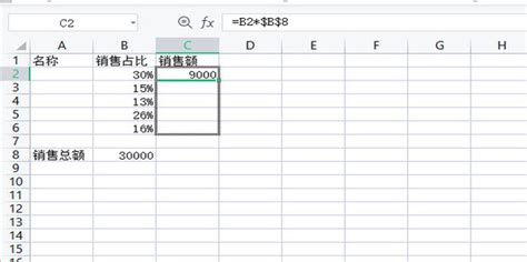 Excel如何使用相对引用和绝对引用 新知