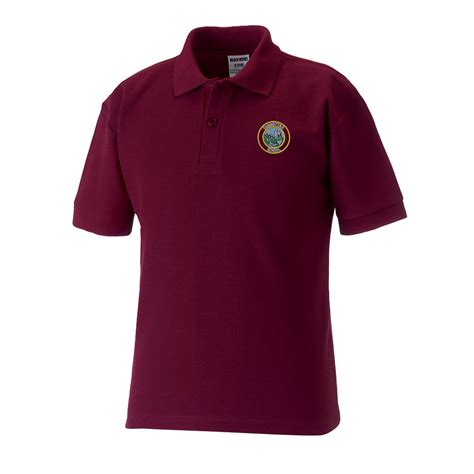 Dunnottar Primary Poloshirt Burgundy Schoolwear Made Easy