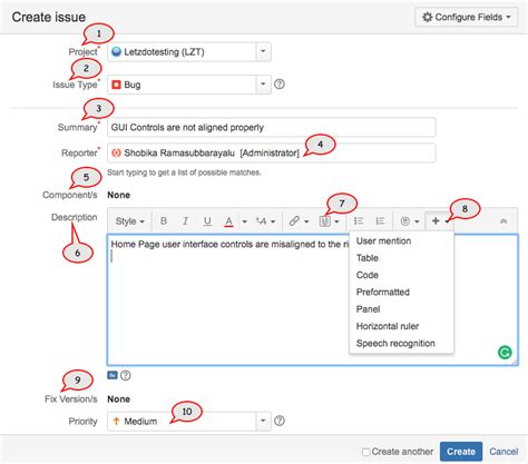 How To Create An Issue In JIRA Summary Writing Business Motivation Business Analyst