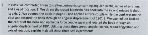 1in Classwe Completed Three3 Self Experiments Concerning Angular