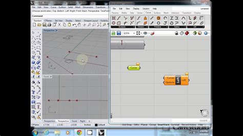 grasshopper tutorial loft two curves youtube