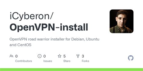 Github Icyberon Openvpn Install Openvpn Road Warrior Installer For Debian Ubuntu And Centos