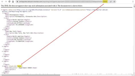 Request Parameters Description To Pull Real Time XML Reports