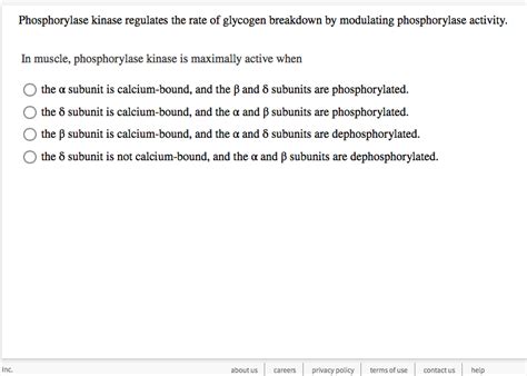 Solved Phosphorylase Kinase Regulates The Rate Of Glycogen