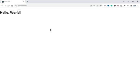 Reactjs Downloading Installation And Creating First Helloworld App